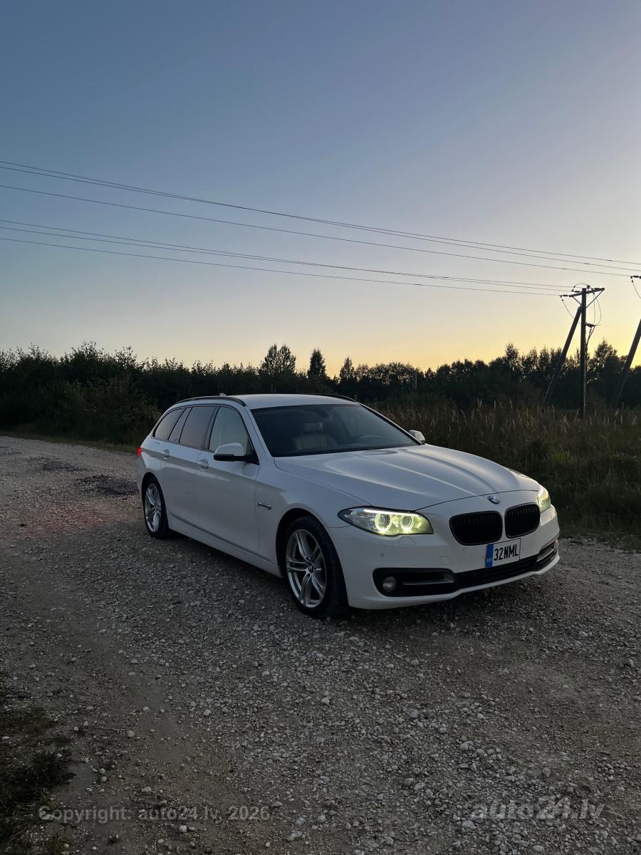 White BMW 5 Series 2015 in Tallinn, with an engine capacity of 2.00 L and mileage of 393 thousand km for 7500 €, photo 3 on AUTOMOTO.COM.LV