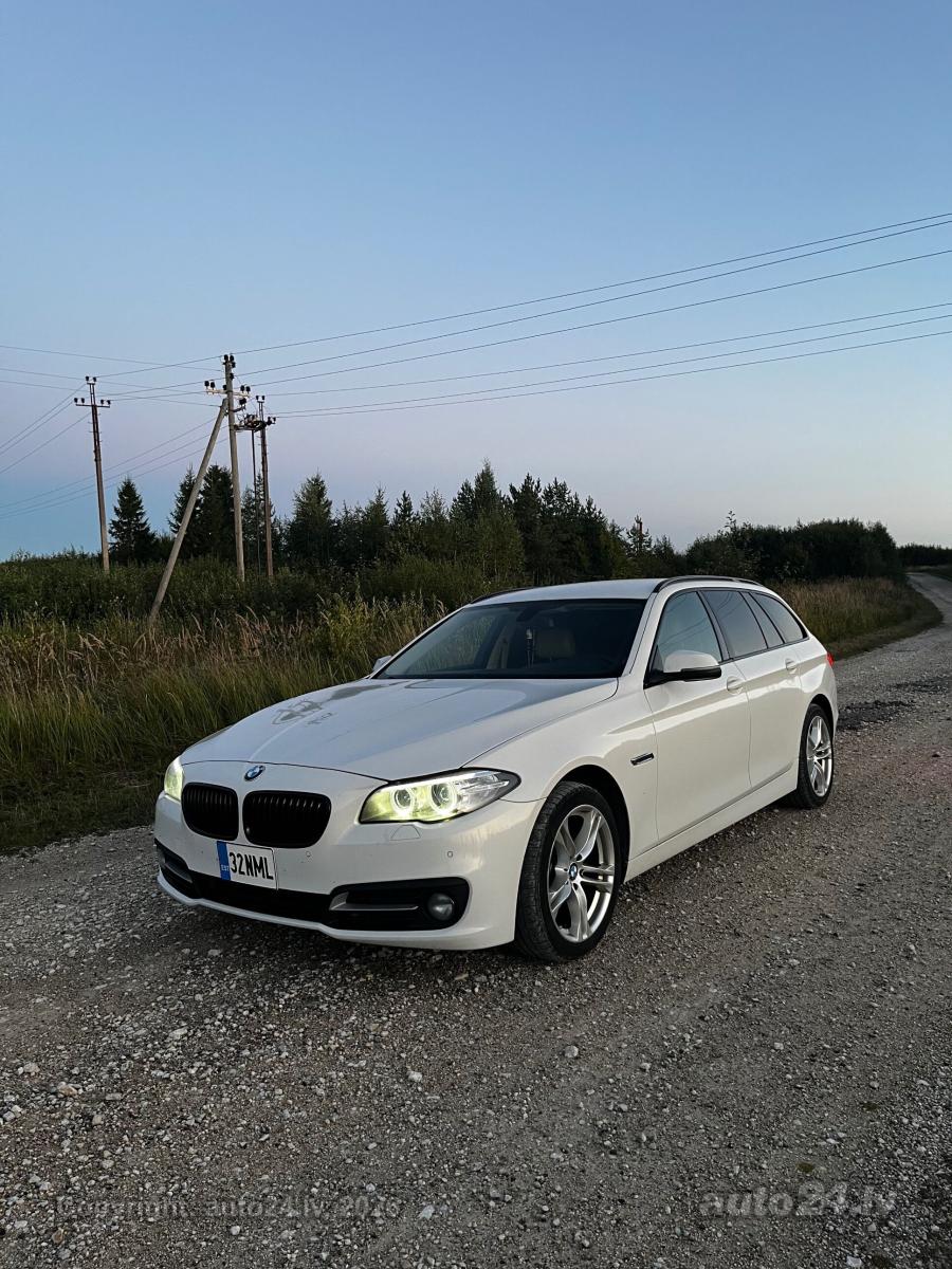 White BMW 5 Series 2015 in Tallinn, with an engine capacity of 2.00 L and mileage of 393 thousand km for 7500 €, photo 4 on AUTOMOTO.COM.LV