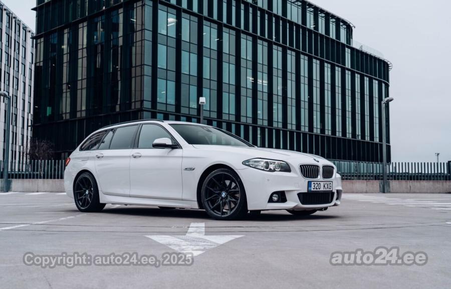 White BMW 5 Series 2016 in Tallinn, with an engine capacity of 3.00 L and mileage of 311 thousand km for 17200 €, photo 3 on AUTOMOTO.COM.LV