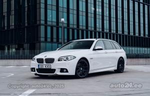White BMW 5 Series 2016 in Tallinn, with an engine capacity of 3.00 L and mileage of 311 thousand km for 17200 €, photo 8 on AUTOMOTO.COM.LV
