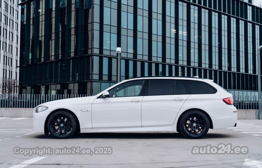 White BMW 5 Series 2016 in Tallinn, with an engine capacity of 3.00 L and mileage of 311 thousand km for 17200 €, photo 10 on AUTOMOTO.COM.LV