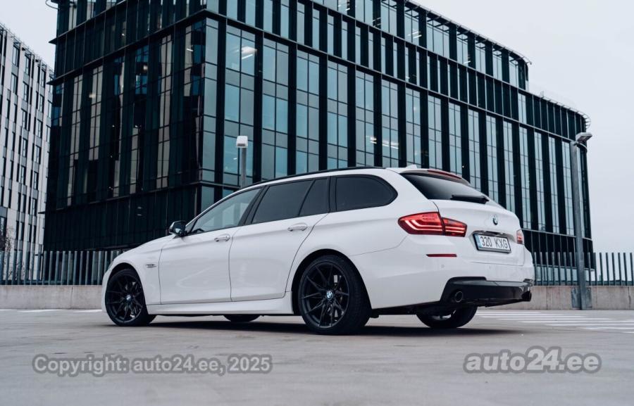 White BMW 5 Series 2016 in Tallinn, with an engine capacity of 3.00 L and mileage of 311 thousand km for 17200 €, photo 11 on AUTOMOTO.COM.LV
