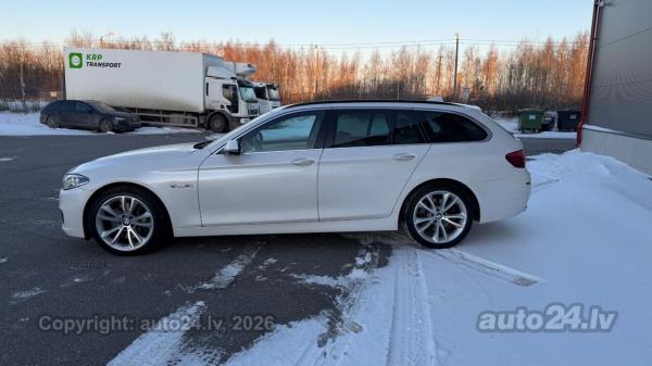 White BMW 5 Series 2016 in Tallinn, with an engine capacity of 3.00 L and mileage of 317 thousand km for 14300 €, photo 4 on AUTOMOTO.COM.LV