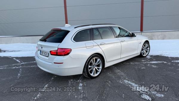 White BMW 5 Series 2016 in Tallinn, with an engine capacity of 3.00 L and mileage of 317 thousand km for 14300 €, photo 5 on AUTOMOTO.COM.LV