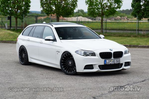 White BMW 5 Series 2016 in Tartu, with an engine capacity of 3.00 L and mileage of 282 thousand km for 13999 €, photo 1 on AUTOMOTO.COM.LV