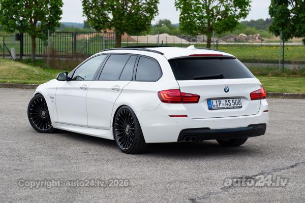 White BMW 5 Series 2016 in Tartu, with an engine capacity of 3.00 L and mileage of 282 thousand km for 13999 €, photo 5 on AUTOMOTO.COM.LV