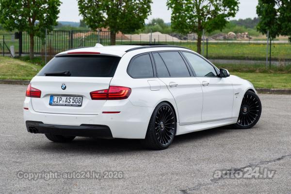 White BMW 5 Series 2016 in Tartu, with an engine capacity of 3.00 L and mileage of 282 thousand km for 13999 €, photo 7 on AUTOMOTO.COM.LV