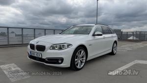 Balts BMW 5 Series 2016 Tallina, ar dzinēja tilpumu 3.00 L un nobraukumu 317 tūkst. km par 14300 €, foto  vietnē AUTOMOTO.COM.LV
