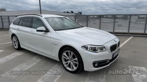 White BMW 5 Series 2016 in Tallinn, with an engine capacity of 3.00 L and mileage of 317 thousand km for 14300 €, photo 5 on AUTOMOTO.COM.LV