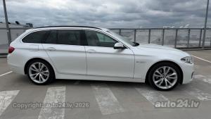 White BMW 5 Series 2016 in Tallinn, with an engine capacity of 3.00 L and mileage of 317 thousand km for 14300 €, photo 7 on AUTOMOTO.COM.LV