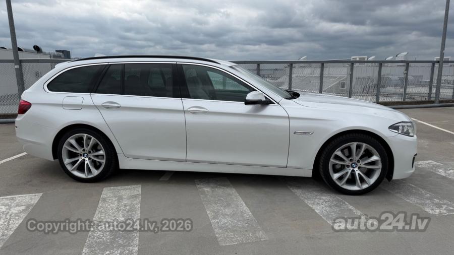 White BMW 5 Series 2016 in Tallinn, with an engine capacity of 3.00 L and mileage of 317 thousand km for 14300 €, photo 7 on AUTOMOTO.COM.LV