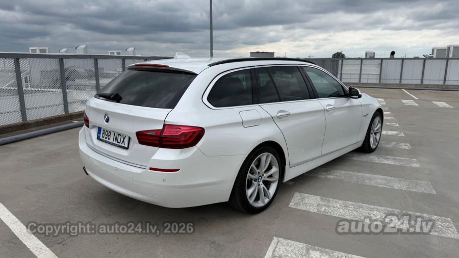 White BMW 5 Series 2016 in Tallinn, with an engine capacity of 3.00 L and mileage of 317 thousand km for 14300 €, photo 10 on AUTOMOTO.COM.LV