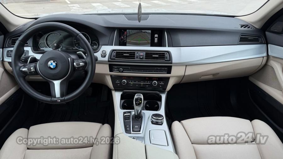 White BMW 5 Series 2016 in Tallinn, with an engine capacity of 3.00 L and mileage of 317 thousand km for 14300 €, photo 16 on AUTOMOTO.COM.LV