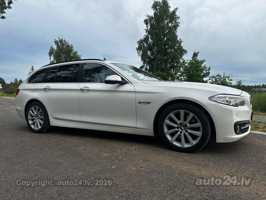 White BMW 5 Series 2016 in Tallinn, with an engine capacity of 2.00 L and mileage of 236 thousand km for 14900 €, photo 1 on AUTOMOTO.COM.LV