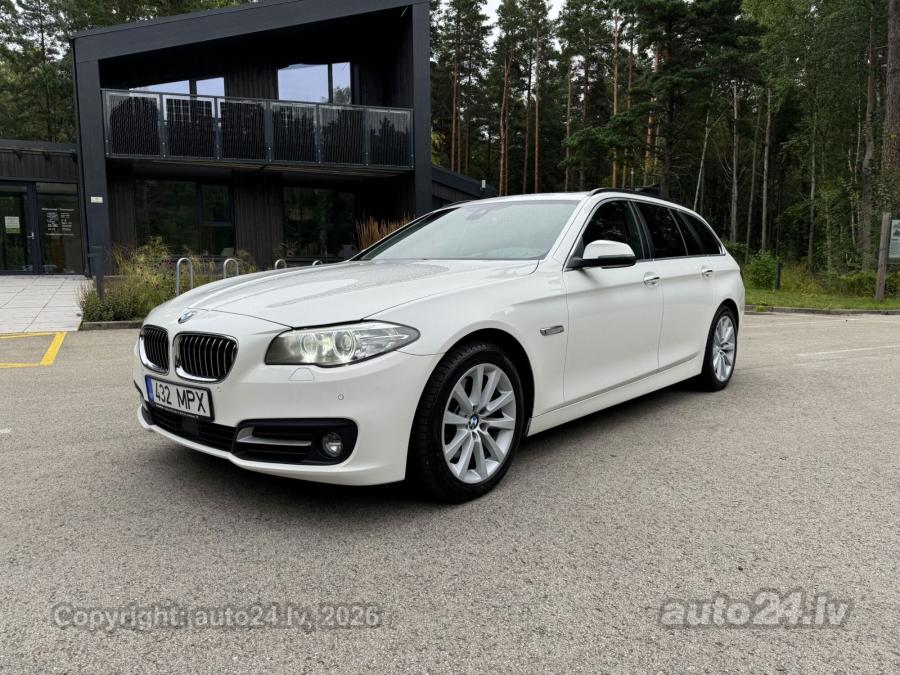 White BMW 5 Series 2016 in Tallinn, with an engine capacity of 2.00 L and mileage of 236 thousand km for 14900 €, photo 11 on AUTOMOTO.COM.LV