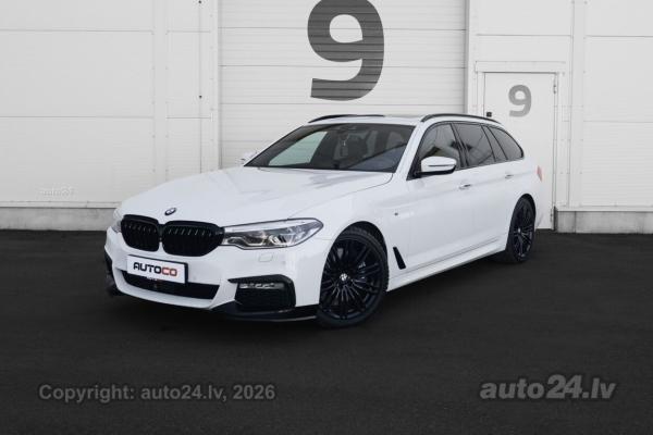White BMW 5 Series 2017 in Tallinn, with an engine capacity of 3.00 L and mileage of 231 thousand km for 26499 €, photo 1 on AUTOMOTO.COM.LV
