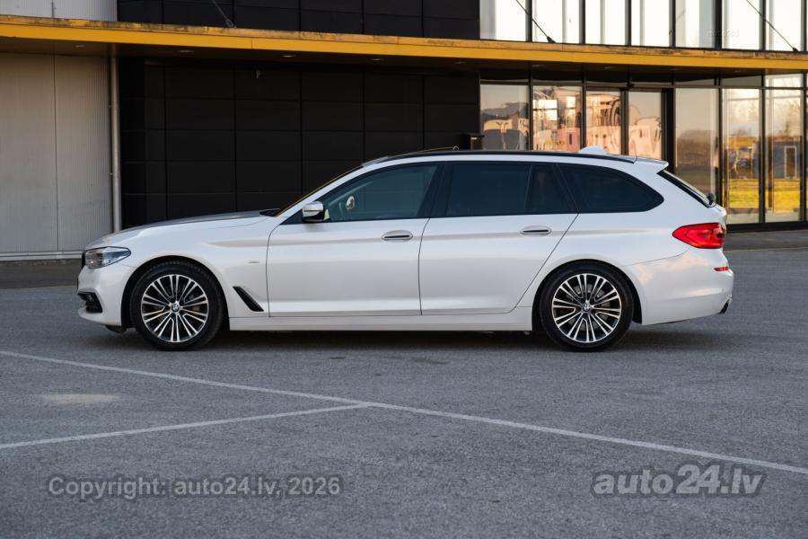 White BMW 5 Series 2017 in Tartu, with an engine capacity of 3.00 L and mileage of 226 thousand km for 19750 €, photo 6 on AUTOMOTO.COM.LV