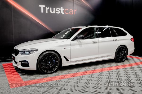 White BMW 5 Series 2017 in Parnu, with an engine capacity of 3.00 L and mileage of 190 thousand km for 24950 €, photo 5 on AUTOMOTO.COM.LV