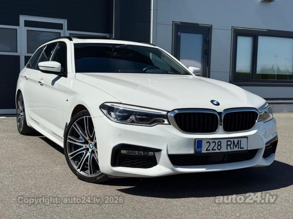 White BMW 5 Series 2017 in Tallinn, with an engine capacity of 3.00 L and mileage of 216 thousand km for 22800 €, photo 1 on AUTOMOTO.COM.LV