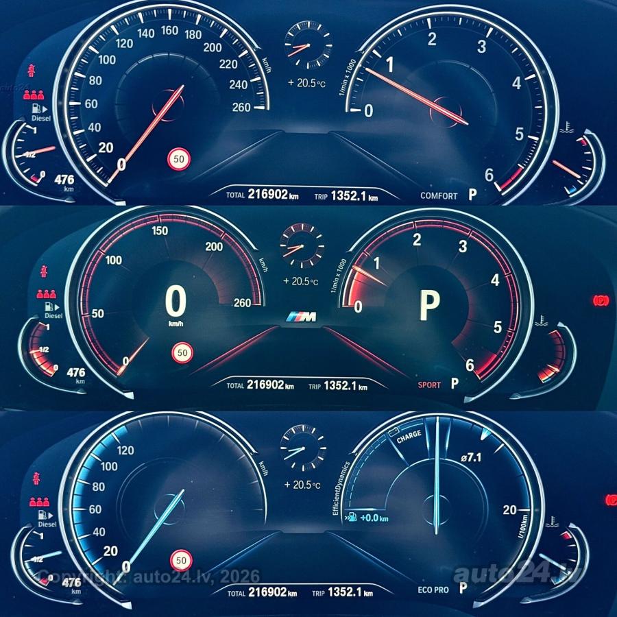 Balts BMW 5 Series 2017 Tallina, ar dzinēja tilpumu 3.00 L un nobraukumu 216 tūkst. km par 22800 €, foto 14 vietnē AUTOMOTO.COM.LV