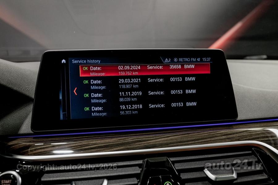 Balts BMW 5 Series 2017 Pērnava, ar dzinēja tilpumu 3.00 L un nobraukumu 182 tūkst. km par 21500 €, foto 27 vietnē AUTOMOTO.COM.LV