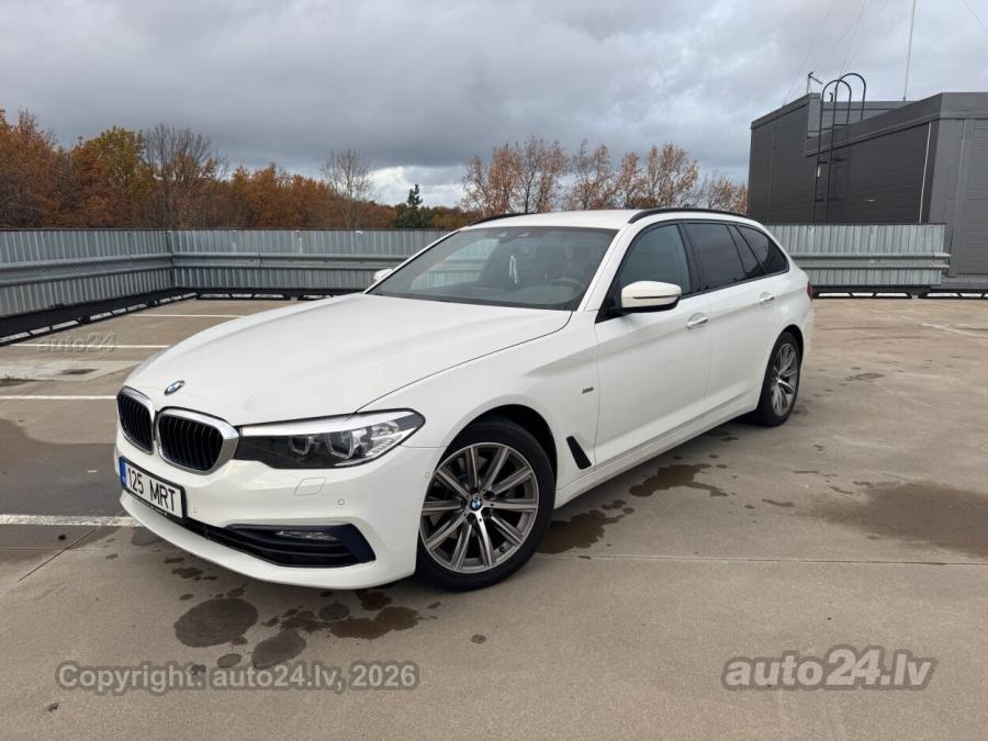 White BMW 5 Series 2017 in Tallinn, with an engine capacity of 2.00 L and mileage of 149 thousand km for 19990 €, photo 1 on AUTOMOTO.COM.LV