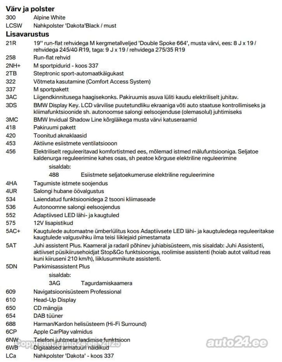 Balts BMW 5 Series 2018 Tallina, ar dzinēja tilpumu 3.00 L un nobraukumu 141 tūkst. km par 29000 €, foto 16 vietnē AUTOMOTO.COM.LV