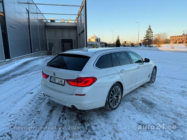 White BMW 5 Series 2018 in Tartu, with an engine capacity of 2.00 L and mileage of 265 thousand km for 16900 €, photo 5 on AUTOMOTO.COM.LV