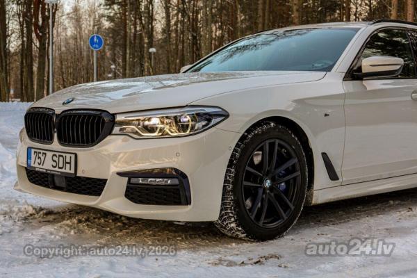 White BMW 5 Series 2018 in Tallinn, with an engine capacity of 3.00 L and mileage of 144 thousand km for 31500 €, photo 7 on AUTOMOTO.COM.LV