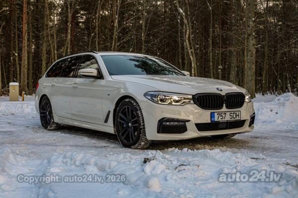 White BMW 5 Series 2018 in Tallinn, with an engine capacity of 3.00 L and mileage of 144 thousand km for 31500 €, photo 10 on AUTOMOTO.COM.LV