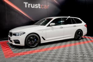 White BMW 5 Series 2018 in Parnu, with an engine capacity of 3.00 L and mileage of 348 thousand km for 14999 €, photo 4 on AUTOMOTO.COM.LV