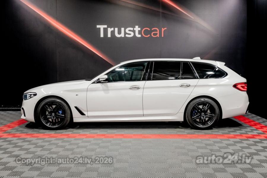 White BMW 5 Series 2018 in Parnu, with an engine capacity of 3.00 L and mileage of 348 thousand km for 14999 €, photo 5 on AUTOMOTO.COM.LV