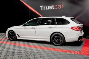 White BMW 5 Series 2018 in Parnu, with an engine capacity of 3.00 L and mileage of 348 thousand km for 14999 €, photo 6 on AUTOMOTO.COM.LV