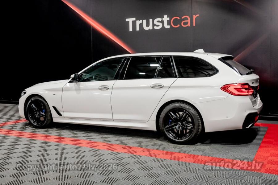 White BMW 5 Series 2018 in Parnu, with an engine capacity of 3.00 L and mileage of 348 thousand km for 14999 €, photo 6 on AUTOMOTO.COM.LV
