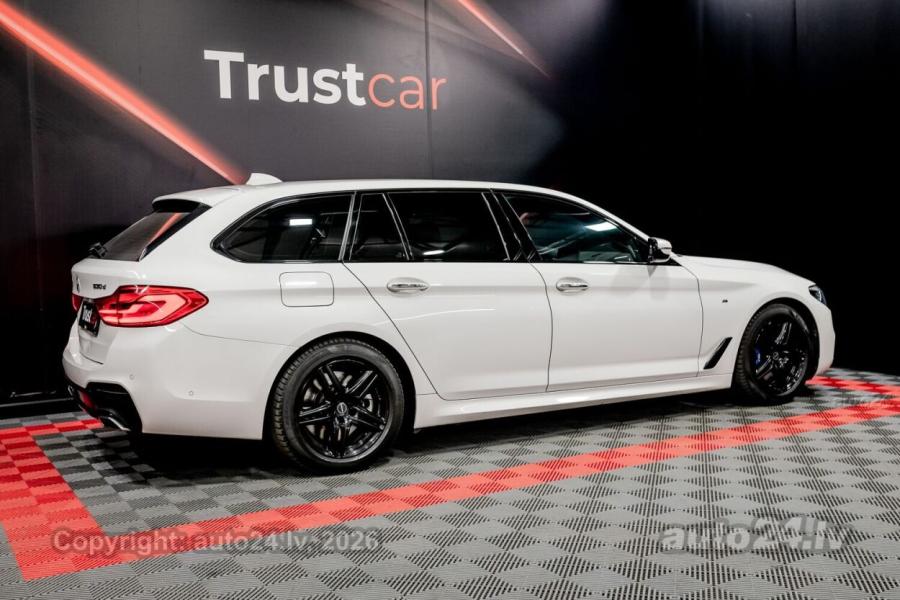 White BMW 5 Series 2018 in Parnu, with an engine capacity of 3.00 L and mileage of 348 thousand km for 14999 €, photo 7 on AUTOMOTO.COM.LV