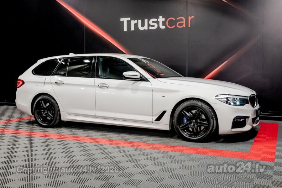 White BMW 5 Series 2018 in Parnu, with an engine capacity of 3.00 L and mileage of 348 thousand km for 14999 €, photo 9 on AUTOMOTO.COM.LV