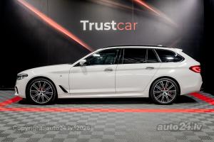 White BMW 5 Series 2018 in Parnu, with an engine capacity of 3.00 L and mileage of 238 thousand km for 22999 €, photo 7 on AUTOMOTO.COM.LV