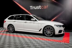 White BMW 5 Series 2018 in Parnu, with an engine capacity of 3.00 L and mileage of 238 thousand km for 22999 €, photo 11 on AUTOMOTO.COM.LV