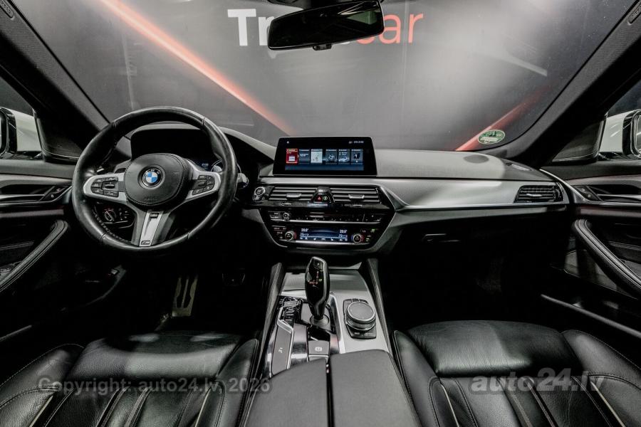 White BMW 5 Series 2018 in Parnu, with an engine capacity of 3.00 L and mileage of 238 thousand km for 22999 €, photo 17 on AUTOMOTO.COM.LV