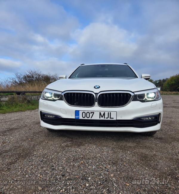 White BMW 5 Series 2018 in Tallinn, with an engine capacity of 2.00 L and mileage of 225 thousand km for 16490 €, photo 5 on AUTOMOTO.COM.LV