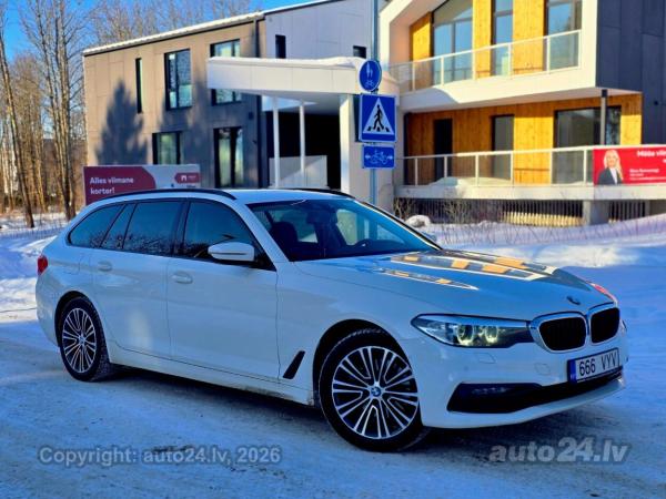 White BMW 5 Series 2019 in Tallinn, with an engine capacity of 2.00 L and mileage of 249 thousand km for 16990 €, photo 1 on AUTOMOTO.COM.LV