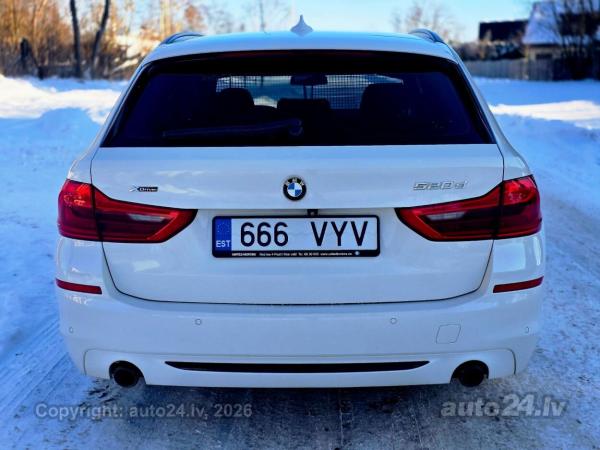 White BMW 5 Series 2019 in Tallinn, with an engine capacity of 2.00 L and mileage of 249 thousand km for 16990 €, photo 5 on AUTOMOTO.COM.LV