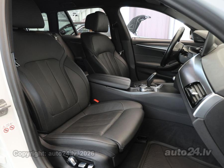 White BMW 5 Series 2021 in Tallinn, with an engine capacity of 2.00 L and mileage of 133 thousand km for 31900 €, photo 20 on AUTOMOTO.COM.LV
