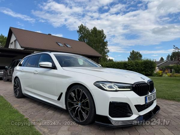 White BMW 5 Series 2021 in Tartu, with an engine capacity of 3.00 L and mileage of 235 thousand km for 31900 €, photo 2 on AUTOMOTO.COM.LV