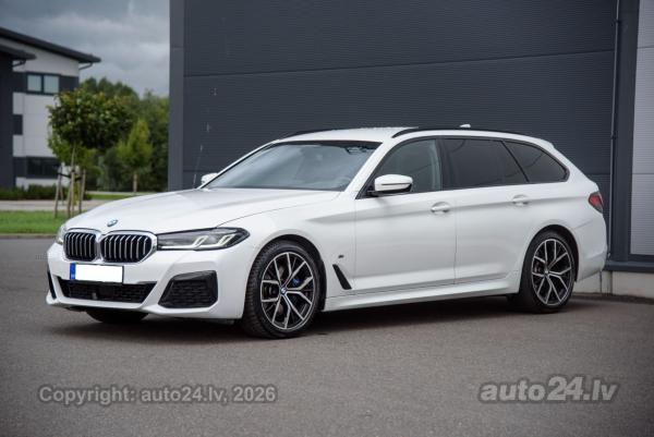White BMW 5 Series 2021 in Tallinn, with an engine capacity of 2.00 L and mileage of 98 thousand km for 33000 €, photo 2 on AUTOMOTO.COM.LV