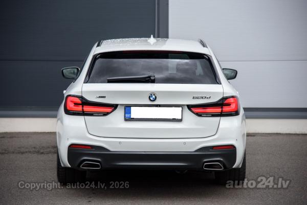 White BMW 5 Series 2021 in Tallinn, with an engine capacity of 2.00 L and mileage of 98 thousand km for 33000 €, photo 6 on AUTOMOTO.COM.LV