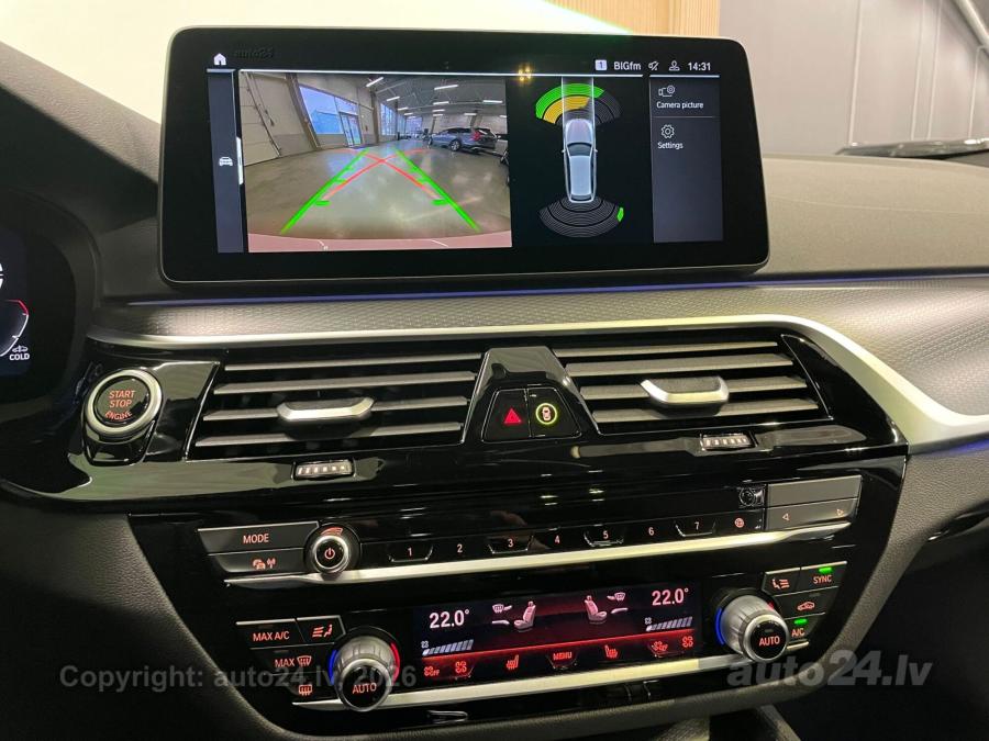 White BMW 5 Series 2022 in Tallinn, with an engine capacity of 3.00 L and mileage of 46 thousand km for 42990 €, photo 18 on AUTOMOTO.COM.LV