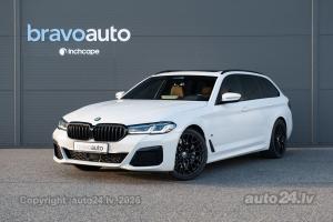 White BMW 5 Series 2022 in Tartu, with an engine capacity of 2.00 L and mileage of 69 thousand km for 36900 €, photo 1 on AUTOMOTO.COM.LV