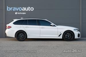 White BMW 5 Series 2022 in Tartu, with an engine capacity of 2.00 L and mileage of 69 thousand km for 36900 €, photo 9 on AUTOMOTO.COM.LV