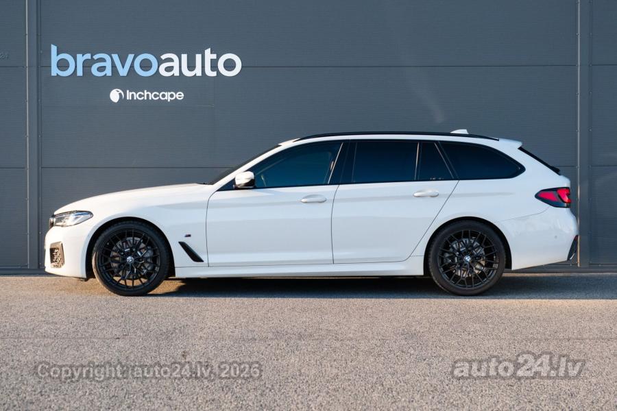 White BMW 5 Series 2022 in Tartu, with an engine capacity of 2.00 L and mileage of 69 thousand km for 36900 €, photo 11 on AUTOMOTO.COM.LV